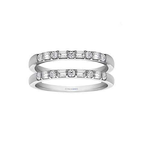 14k White Gold Solitaire Ring Guardenhancer Rg124 E Wg