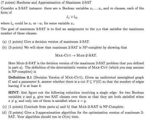 7 Points Hardness And Approximation Of Maximum