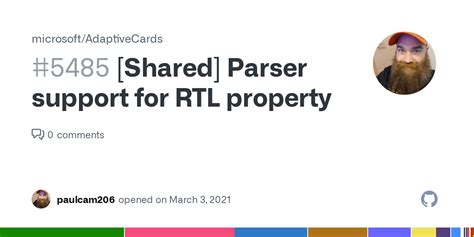 Shared Parser Support For Rtl Property · Issue 5485 · Microsoft