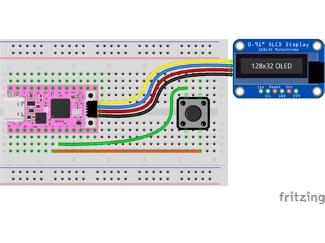 Kb2040 One Key Keyboard With Oled Display Using Qmk On Rp2040 Microcontrollers Adafruit
