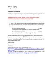 Module Unit Assignment E Doc Module Unit Assignment Part E