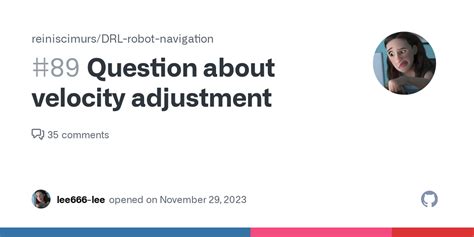 Question About Velocity Adjustment · Issue 89 · Reiniscimursdrl Robot