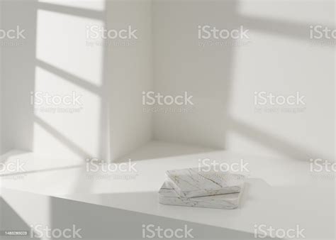 3d 호화스러운 백색 대리석 금 연단 또는 백색 Dais 우아한 연단 모형 스탠드 제품 장면 배경입니다 3d 연단 무대 그림
