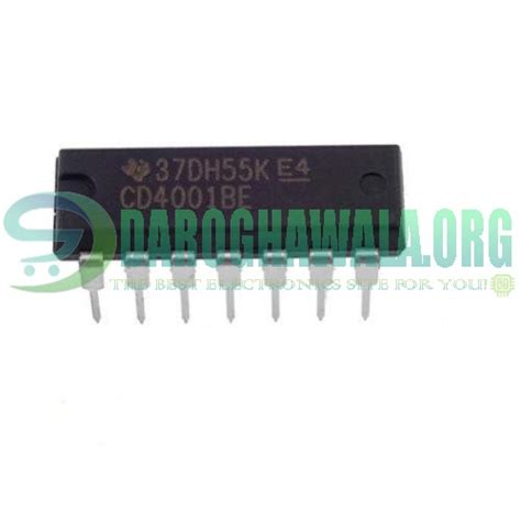 4001 Quad 2 Input Nor Gate Ic In Pakistan