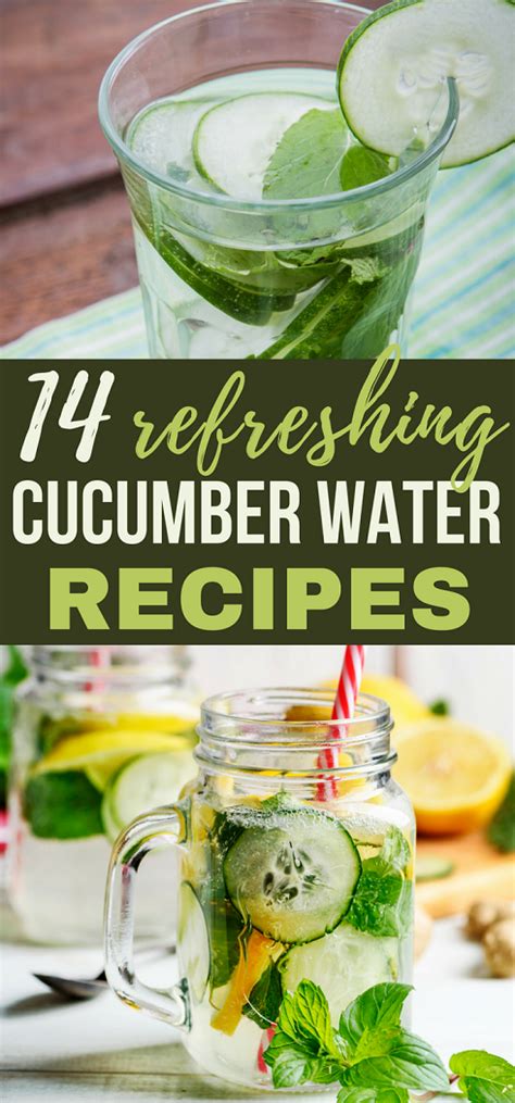 How To Make Cucumber Water 14 Cucumber Water Recipes Artofit