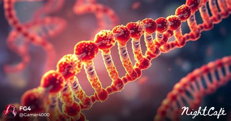 Dna Cells Intricate Dna Cells In A Vibrant Anime World