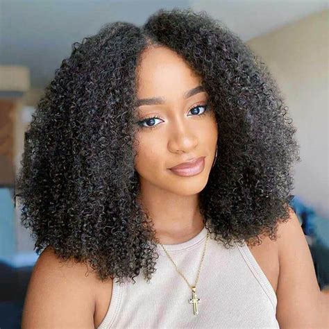 Curly Weave Invisible Part