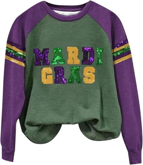 Sequin Mardi Gras Outfit For Women Glitter Going Out Tops