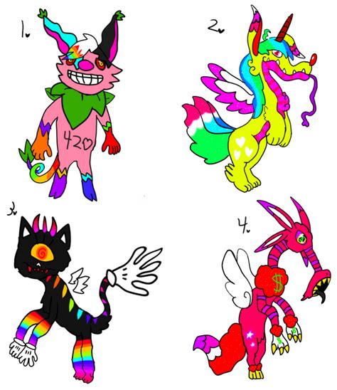 Sparklecringe Monster Adoptables 1 Closed By Littleluv04 On Deviantart