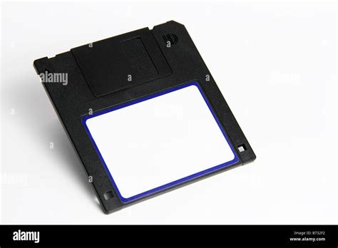 Computer Floppy Disk Isolated On White Background Stock Photo Alamy