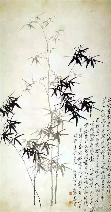 鄭板橋寫修竹三竿兩竿無人能趕 每日頭條