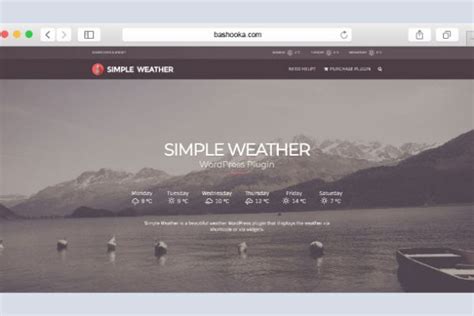 simple weather wordpress shortcode and widget v4 4 4 段代码插件下载 芒果运营