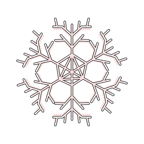 Vector Illustration Of Snowflak 15006457 Vector Art At Vecteezy