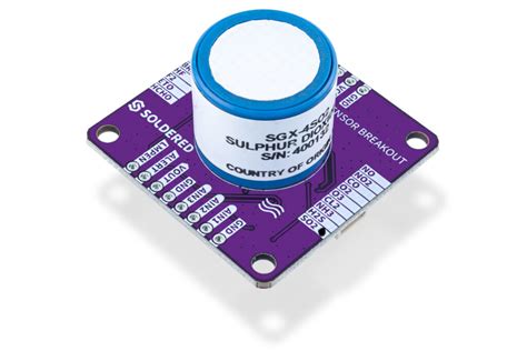 High Precision Electrochemical So₂ Gas Sensor Breakout Soldered Electronics