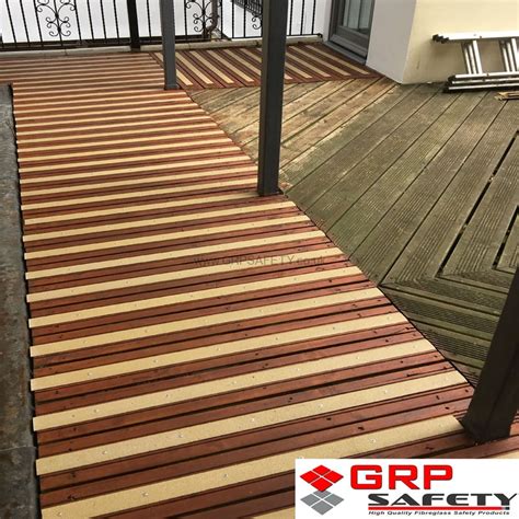 Grp Decking Strips Installed In Ely Cambridge Grp Safety