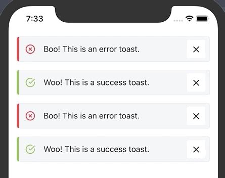 A Theme Friendly Easy To Use React Native Toast Component