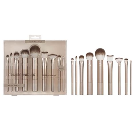 Amazon Real Techniques 9 Piece Au Naturale Makeup Brush Set For