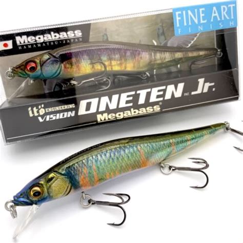 Megabass Vision Oneten 110 Jr Jerkbait Fine Art Finish Series Choose