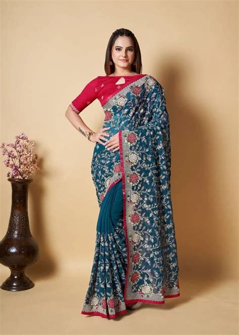 Bollywood Replica Designer Saree At ₹ 1000piece Bollywood Replica