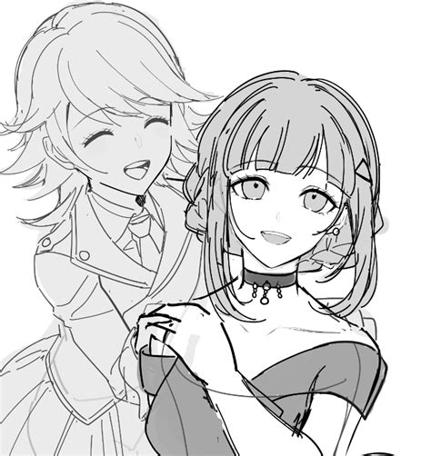 Nanami Chiaki And Fujisaki Chihiro Danganronpa And 1 More Drawn By