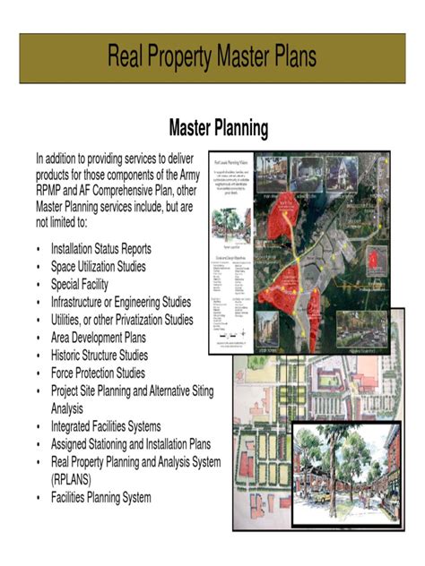 Re Master Plan Example Pdf Pdf Economies