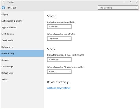 Settings System