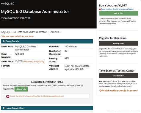 过了mysql 8 Ocp（1z0 908），交一下作业congratulations On Passing Your Mysql 80