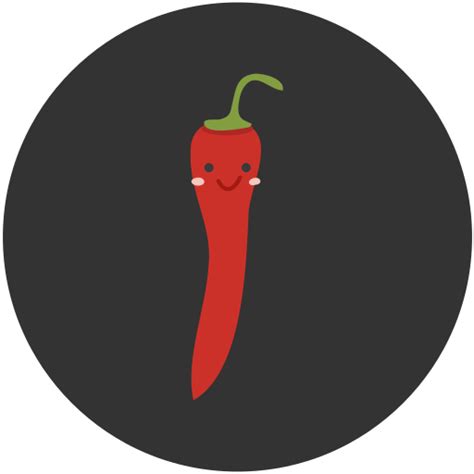 Chilli Chilly Ingredient Spice Spicy Vegetable Vegetarian Icon