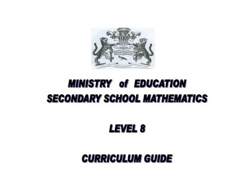 Level 8 Mathematics
