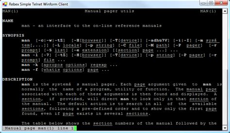 Simplewinformclient Simple Gui Telnet Client Sample Rebex Net