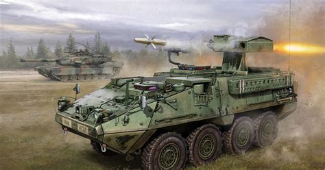 Vincent Wais Military Art M1134 Anti Tank Guided Missile Vehicle