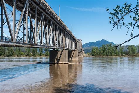 Agassiz Rosedale Bridge Over Fraser River Photograph By Tom Cochran