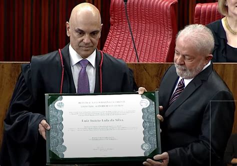 Lula E Alckmin Recebem Diplomas De Presidente E Vice Presidente Da