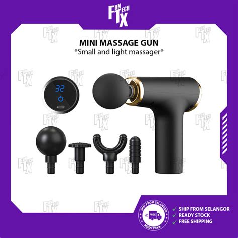 Funtechx 32 Speed Mini Muscle Massage Gun Compact And Silent Portable Muscle Relaxation