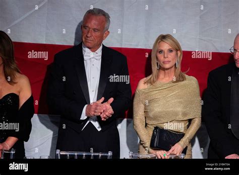 Robert F Kennedy Jr And His Wife Cheryl Hines Attend The 79th Annual Alfred E Smith Memorial