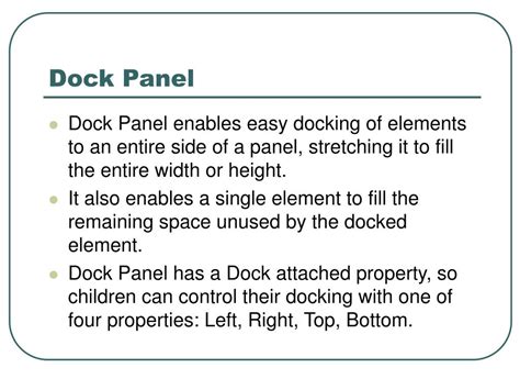 Ppt Windows Presentation Foundation Layout With Panels Powerpoint Presentation Id 413016