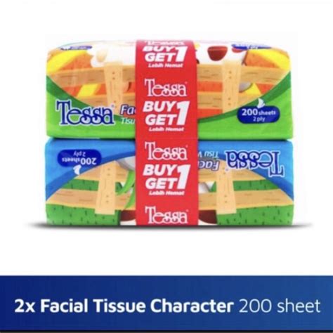 Jual Tissue Tessa Tp 06 200 Sheet 1 Gratis 1 Shopee Indonesia