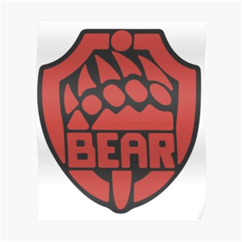 "ESCAPE FROM TARKOV - BEAR " Poster for Sale by ContTrader | Redbubble