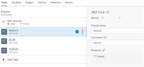 C Is There Anyway To Set Up Automated Build Task In Team Services