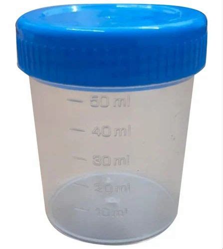 50ml Plastic Urine Sample Container For Laboratory At Rs 320piece In