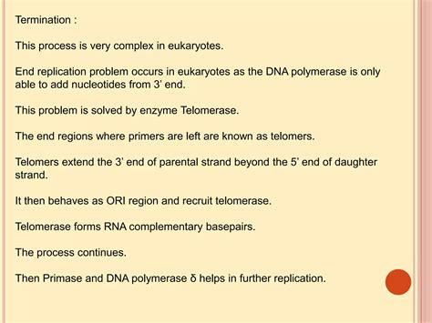 Dna Replication Eukaryotes Pptx