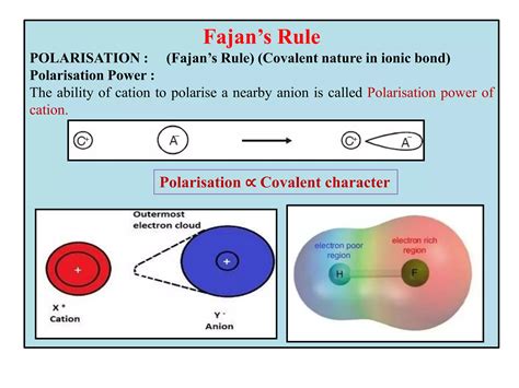 Fajans Rule Pptx Chemistry Science