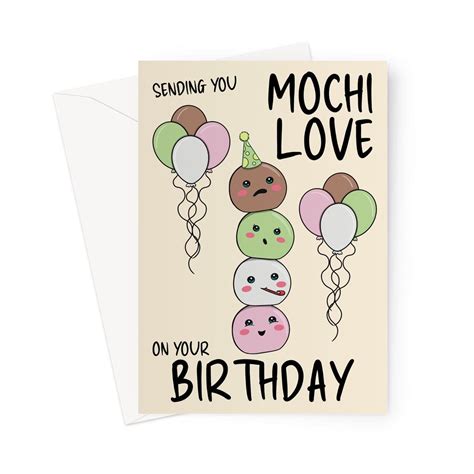 Mochi Birthday Card Cupsies Creations