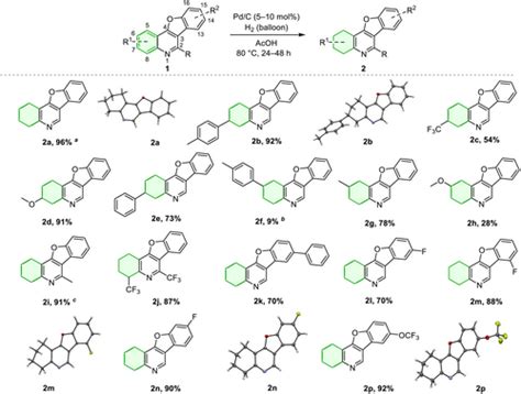 Regioselective Partial Hydrogenation And Deuteration Of Tetracyclic