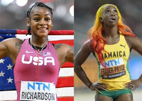 Sha Carri Richardson Makes HILARIOUS Slip Up Calls Out Shelly Ann
