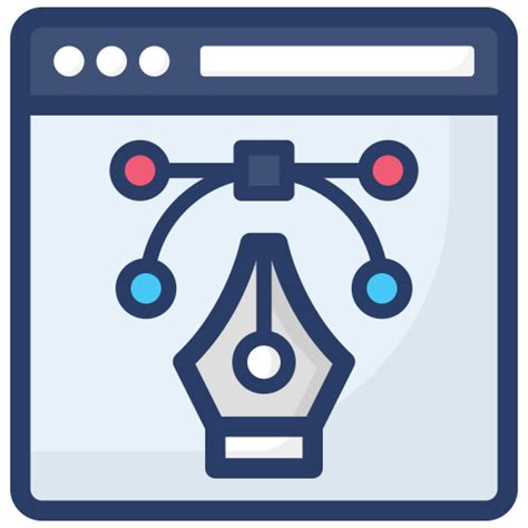 Web Design Generic Outline Color Icon
