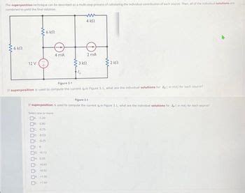 Answered The Superposition Technique Can Be Described As A Multi Step