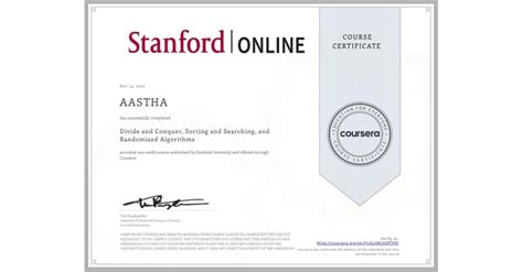 aastha kamboj on linkedin completion certificate for divide and