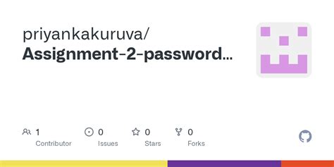 Github Priyankakuruvaassignment 2 Password Manager
