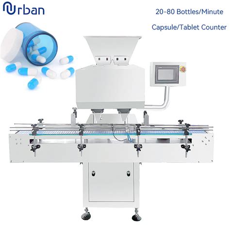 Tablet Pill Counter Automatic Soft Gel Capsule Counting And Filling Bottling Machine Tablet